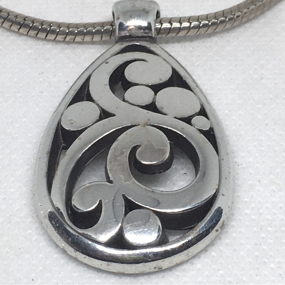 Brighton | Jewelry | Brighton Silver Plate Contempo Necklace | Poshmark